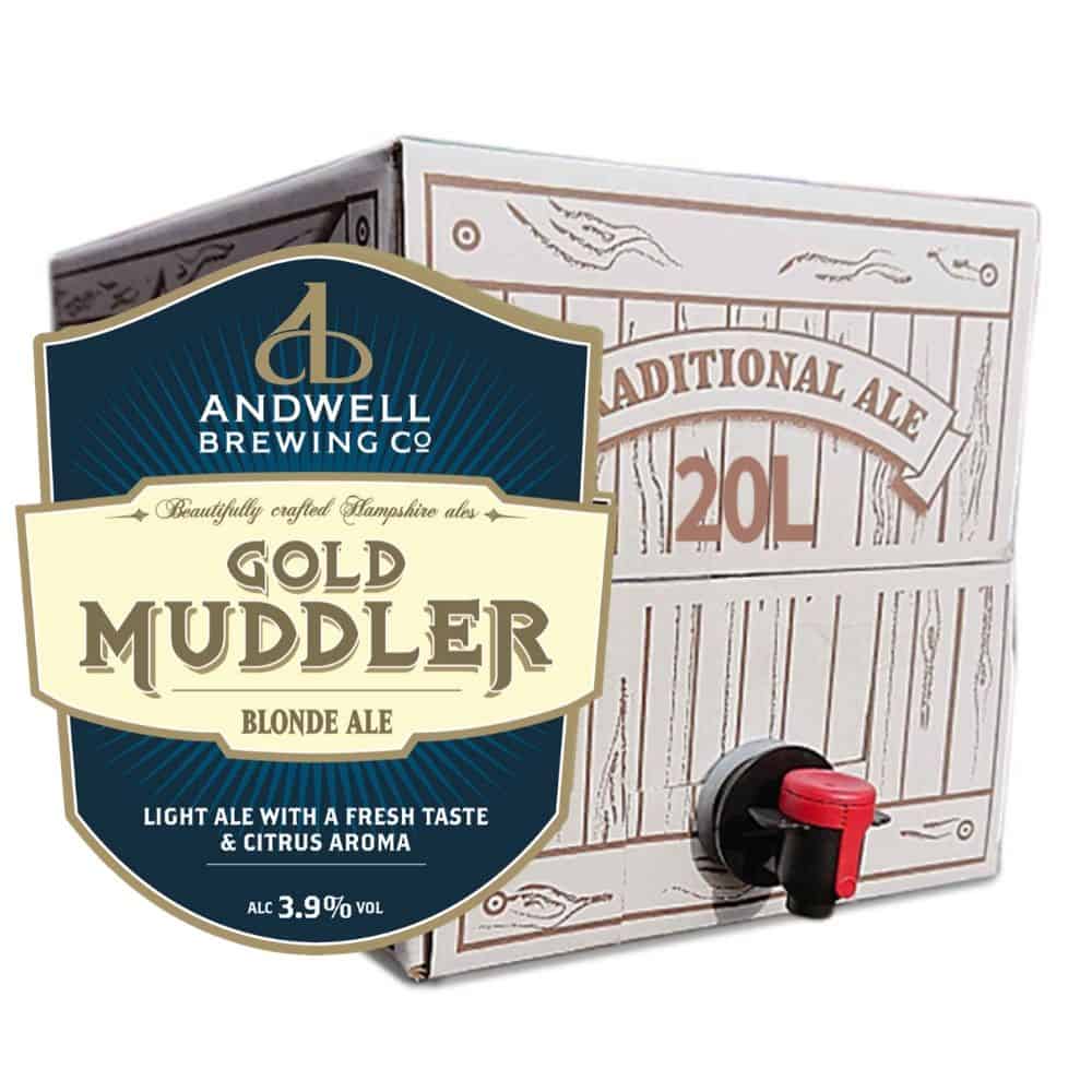 Gold Muddler 3.9% 20L – Andwell Brewery